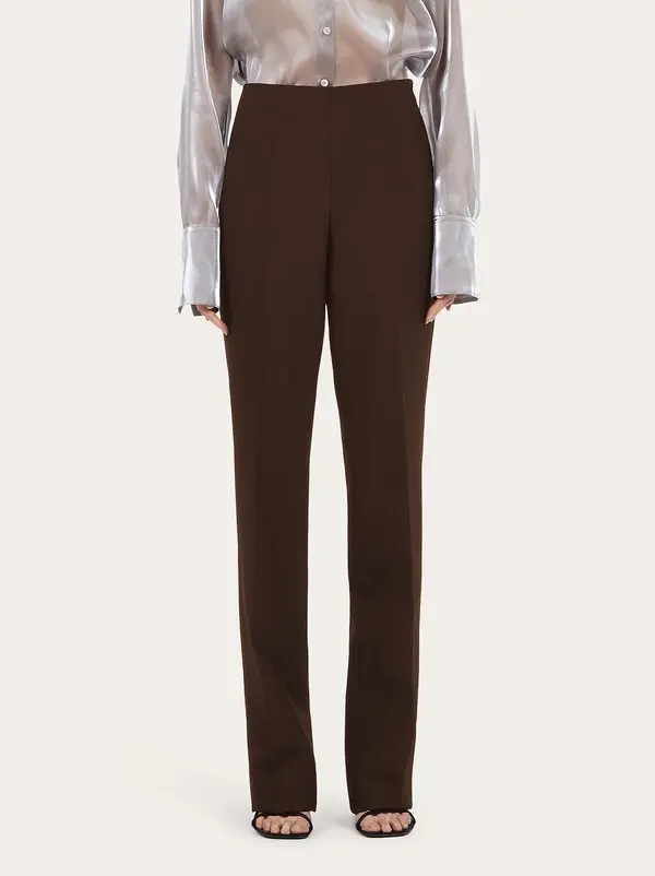 FERRAGAMO Straight Leg Tailored Pants
