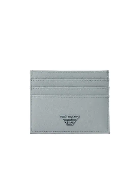 Emporio Armani Logo Card Holder - Gray
