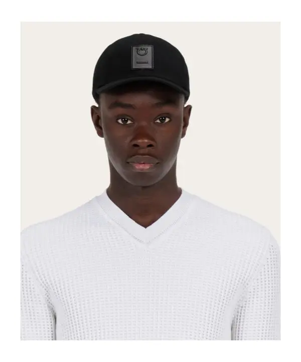 FERRAGAMO Gancini Baseball Cap - Black