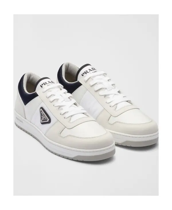Prada Downtown Re-nylon Sneakers - White