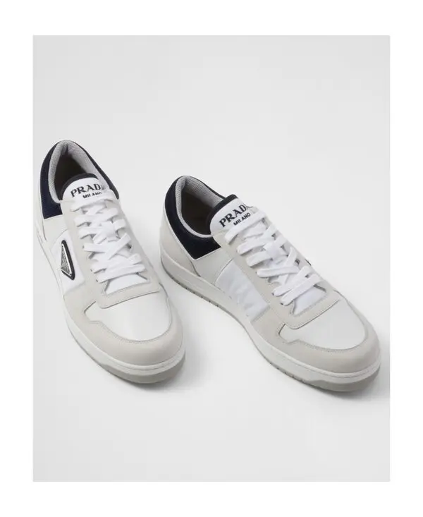Prada Downtown Re-nylon Sneakers - White