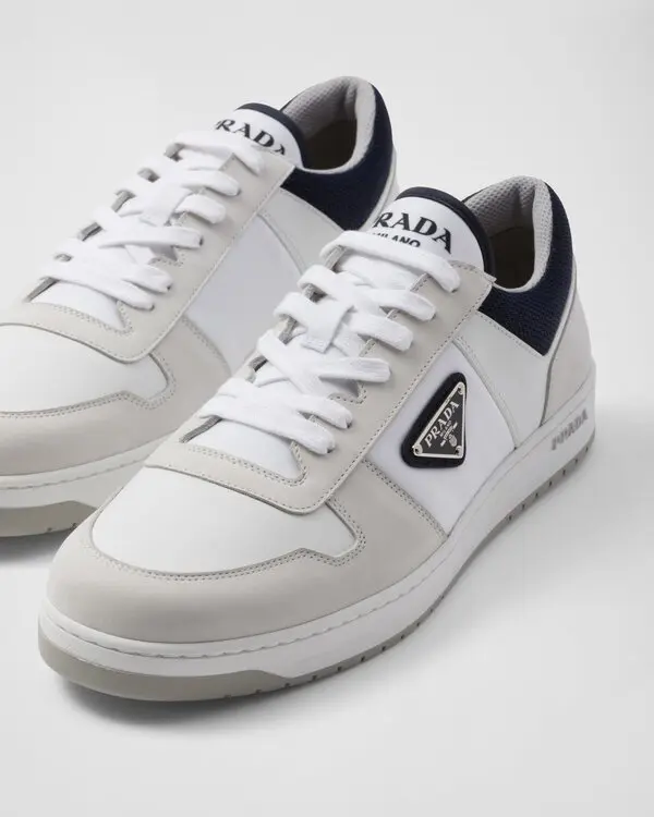 Prada Downtown Re-nylon Sneakers - White