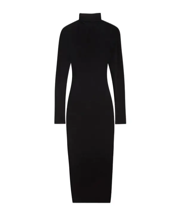Isabel Marant Étoile Semi-sheer High-neck Long-sleeved Dress