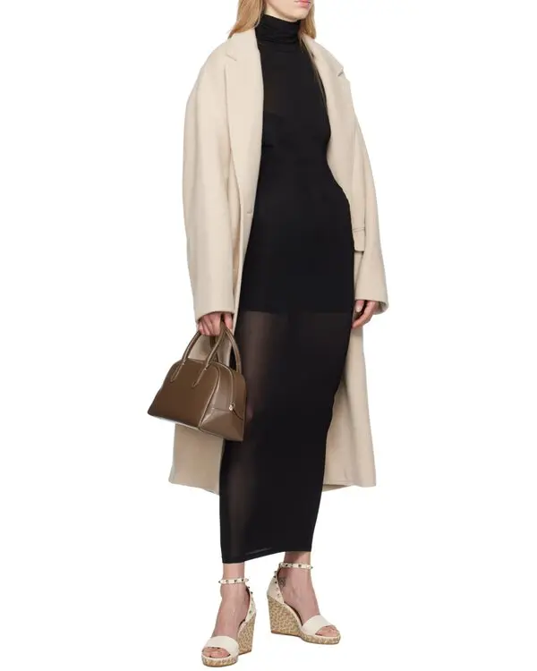 Isabel Marant Étoile Semi-sheer High-neck Long-sleeved Dress