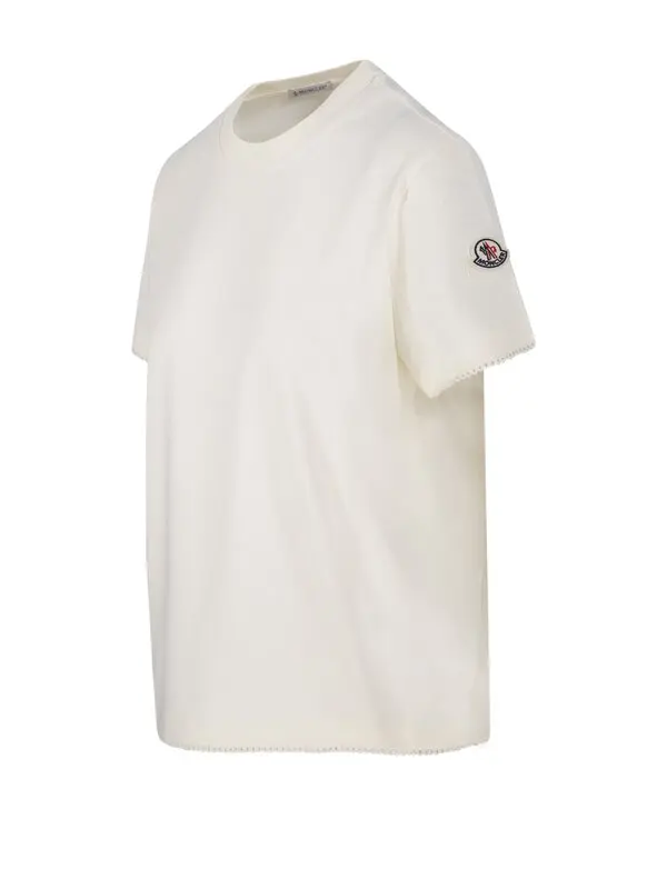 Moncler Logo Patch Crewneck T-shirt