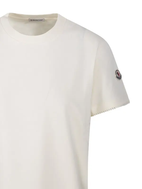 Moncler Logo Patch Crewneck T-shirt