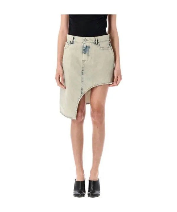 Coperni Asymmetrical Denim Skirt