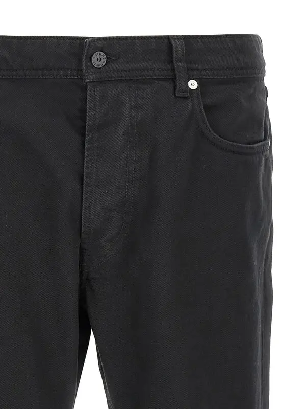 Stone Island Straight-leg Jeans With Logo Badge