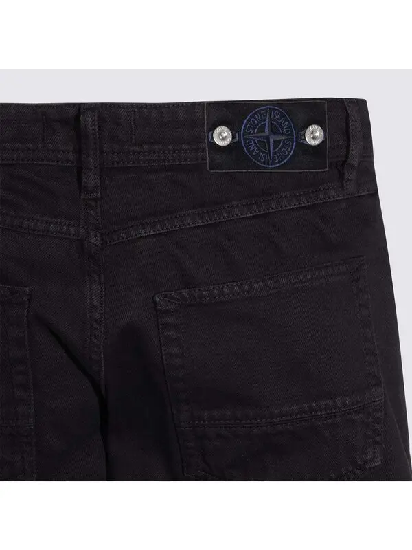 Stone Island Straight-leg Jeans With Logo Badge