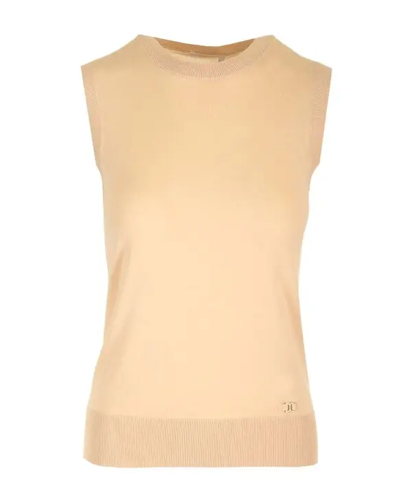 Chloé Sleeveless Knitted Top With Marcie Clasp