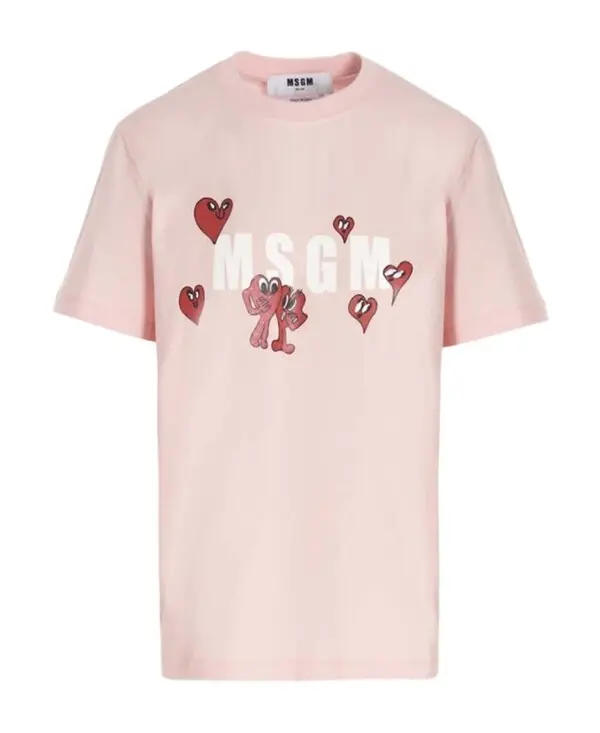 MSGM Graphic Print T-shirt