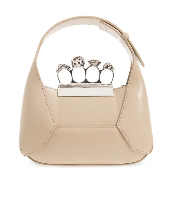 Alexander McQueen Jewelled Hobo Mini Tote Bag
