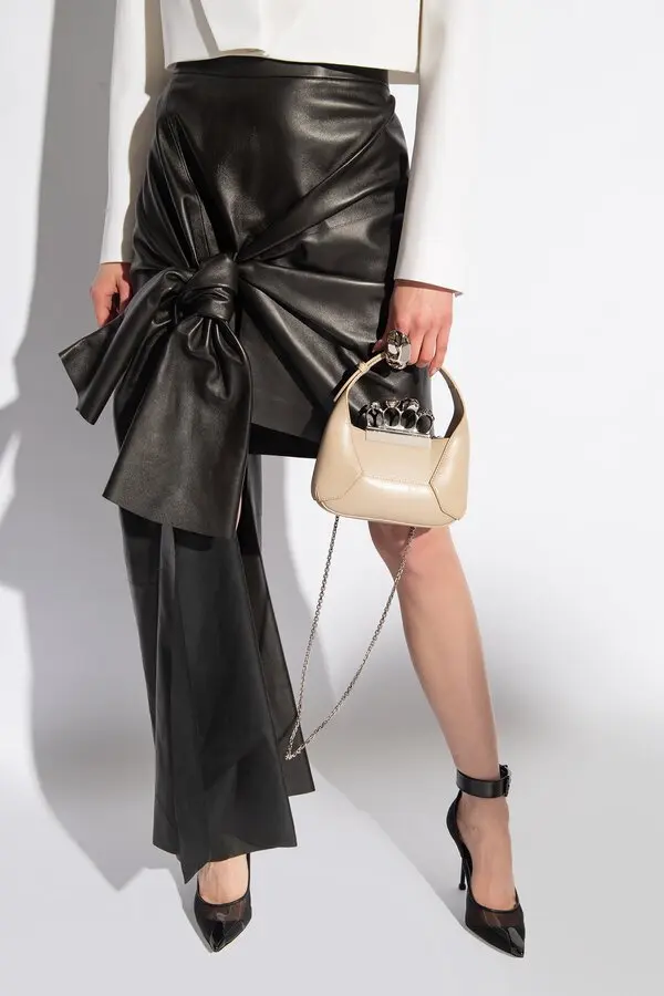 Alexander McQueen Jewelled Hobo Mini Tote Bag