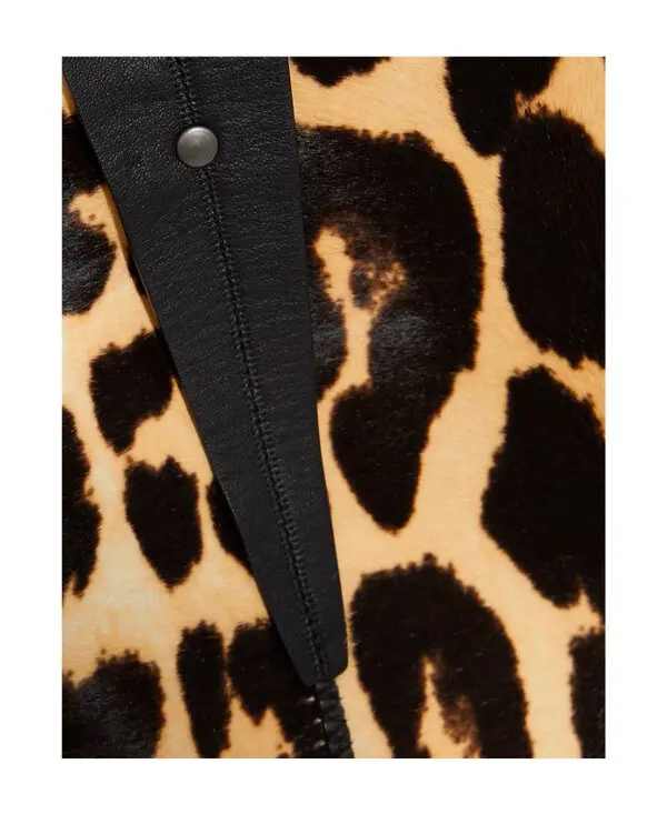 Bottega Veneta Leopard Print Midi Skirt