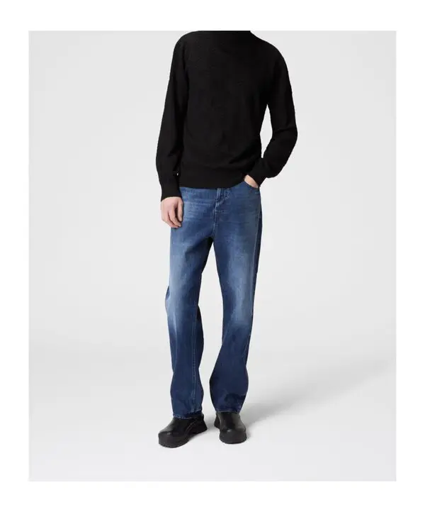 Missoni Chevron Pattern Turtleneck Pullover - Black