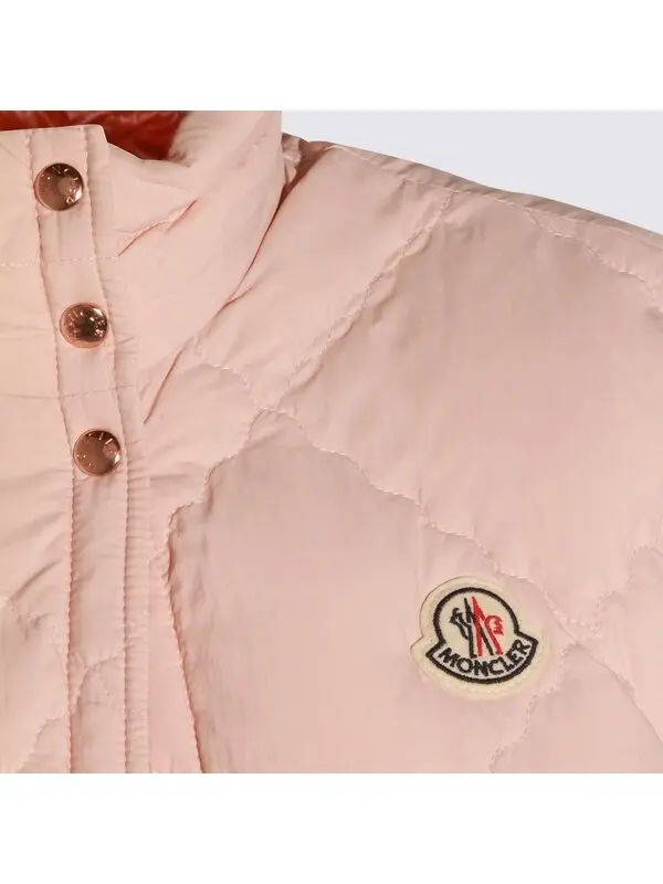 Moncler Quilted Down Gilet - Nude