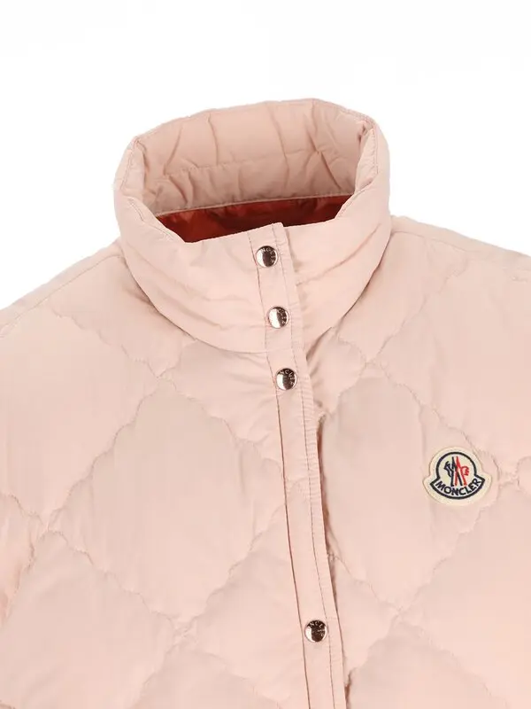 Moncler Quilted Down Gilet - Nude