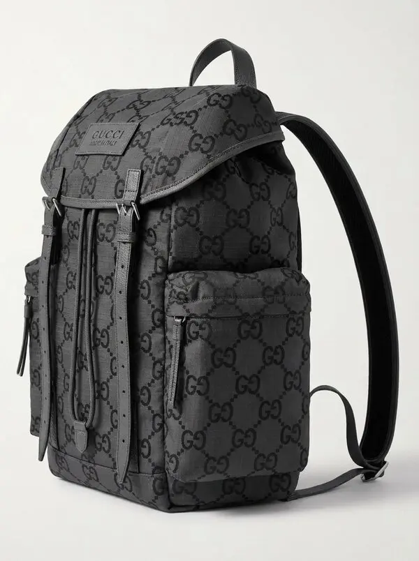 Gucci Large Gg Backpack - Gray