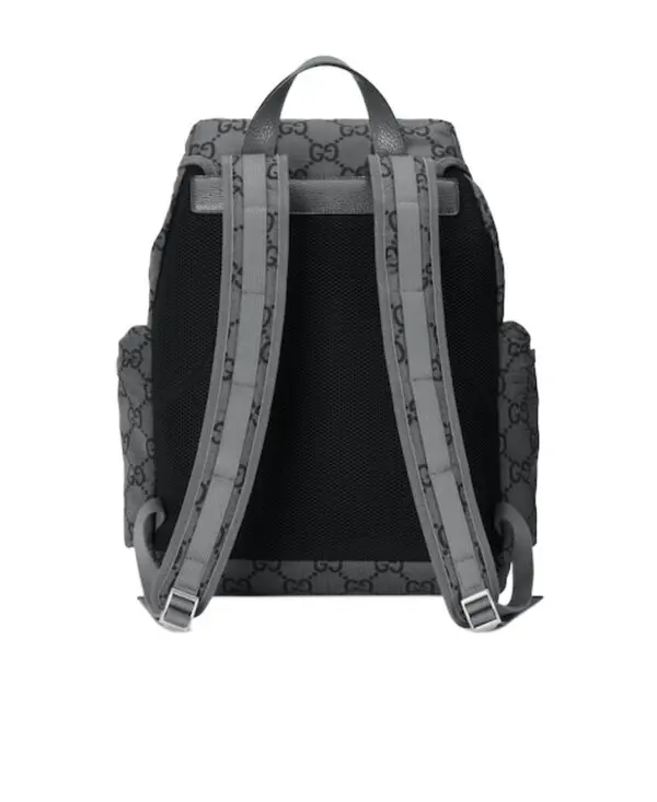 Gucci Large Gg Backpack - Gray
