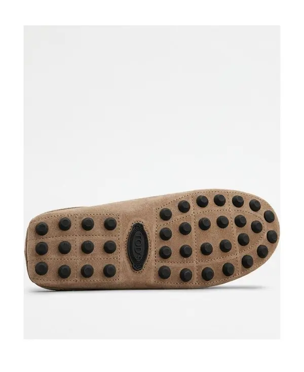 TOD'S Gommino Bubble Suede Mules - Brown