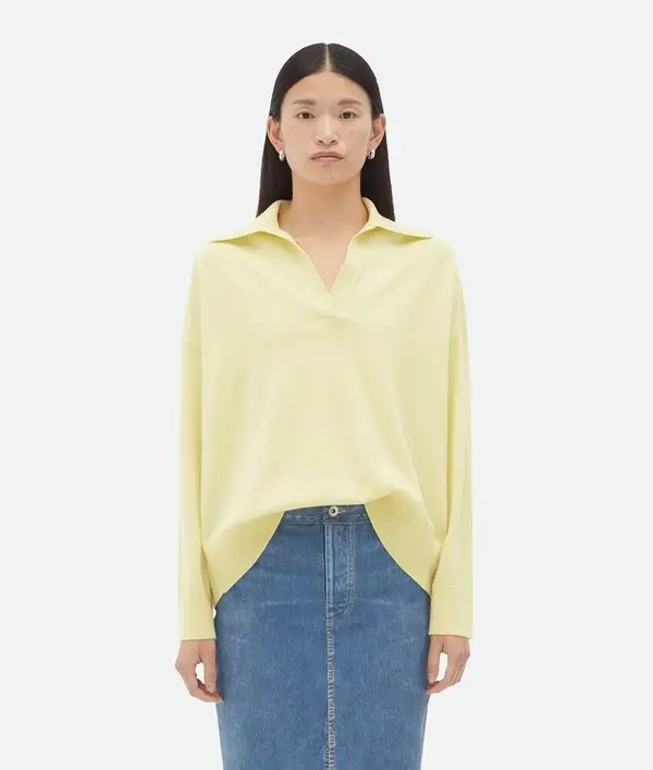 Bottega Veneta Light Wool Polo