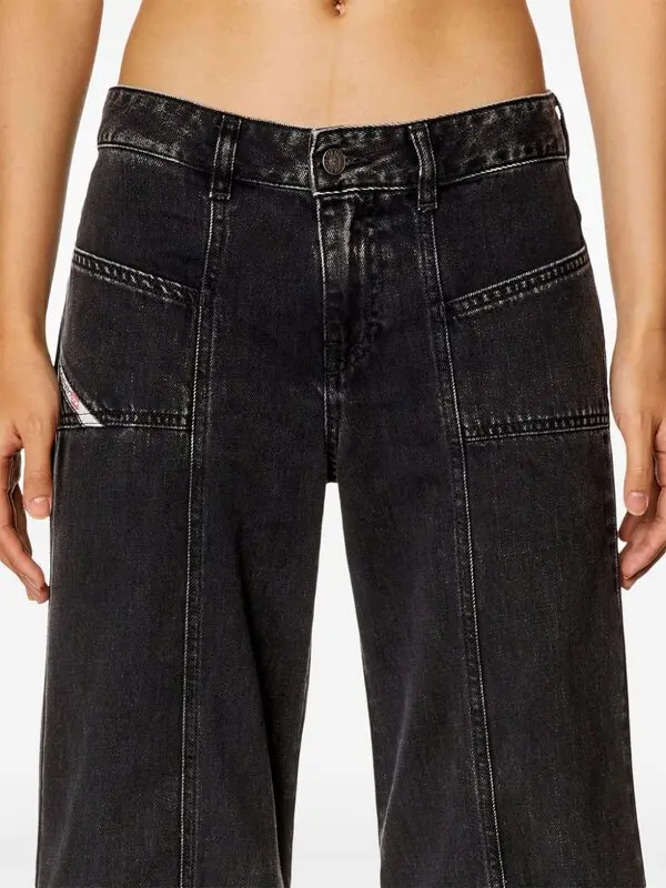 DIESEL® D-akii Low-rise Bootcut Jeans