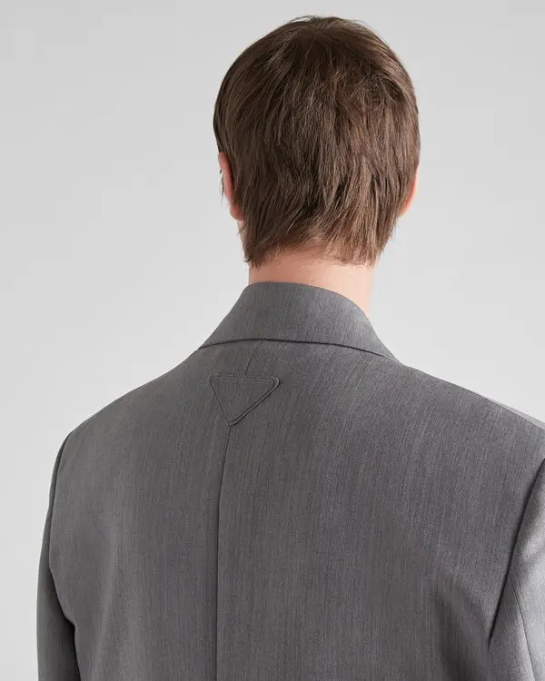 Prada Buttoned Tailored Blazer