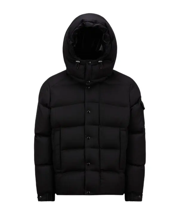 Moncler Vezere Padded Jacket With Hood - Black