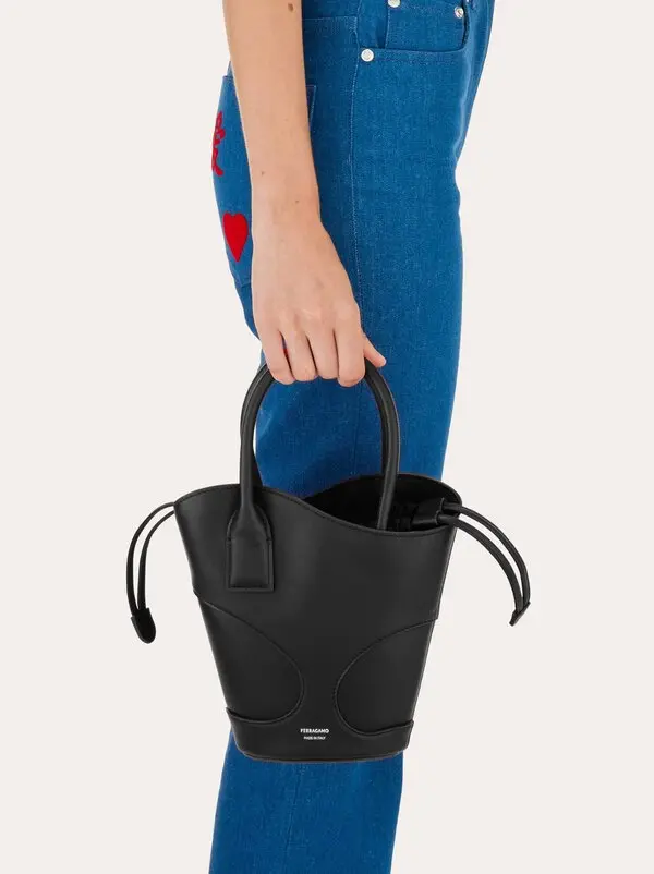 FERRAGAMO Cut-out Bucket Bag