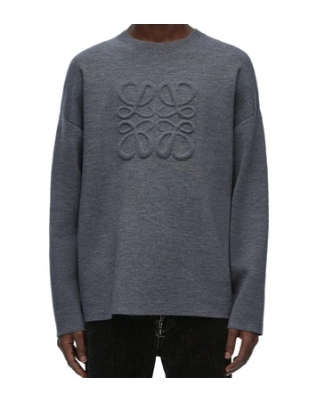 Loewe Anagram Embossed Crewneck Jumper