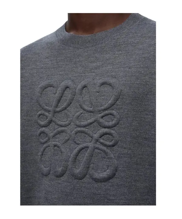 Loewe Anagram Embossed Crewneck Jumper
