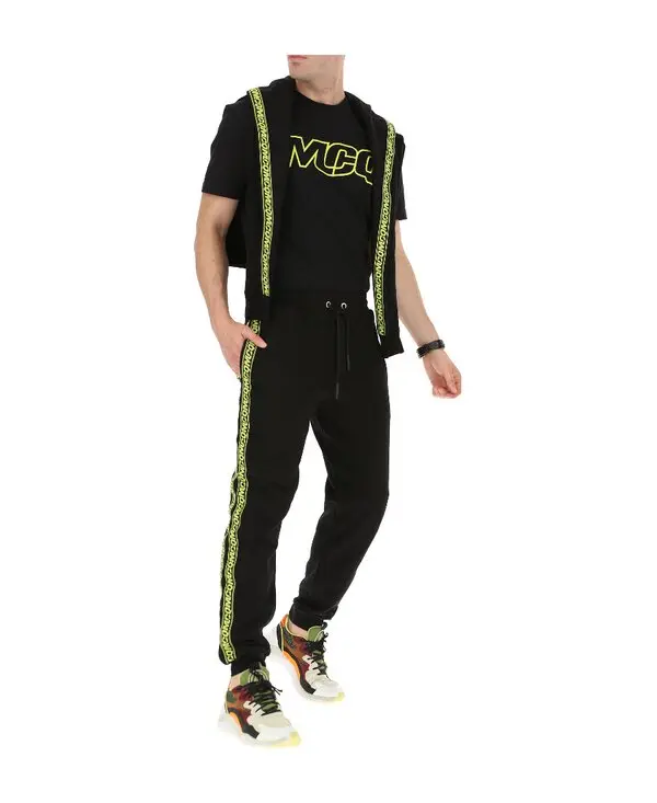 Alexander McQueen Logo Side Striped Sweatpants