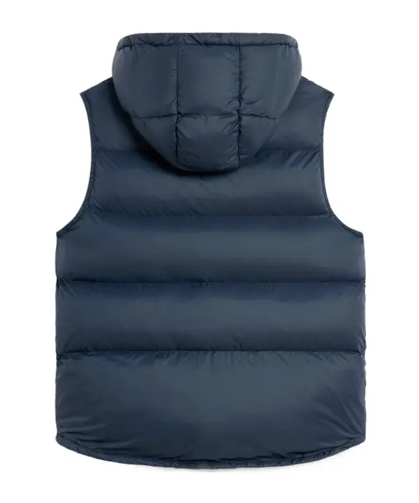 Celine Oversized Sleeveless Down Jacket In Lightweight Nylon