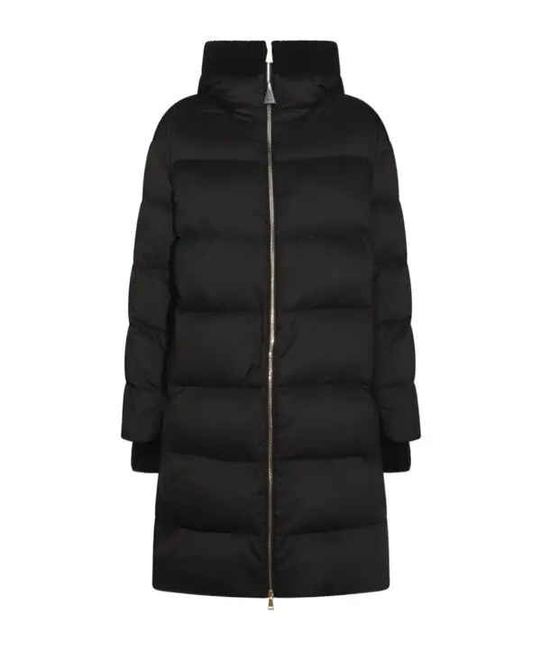 Moncler High-neck Down Coat - Black