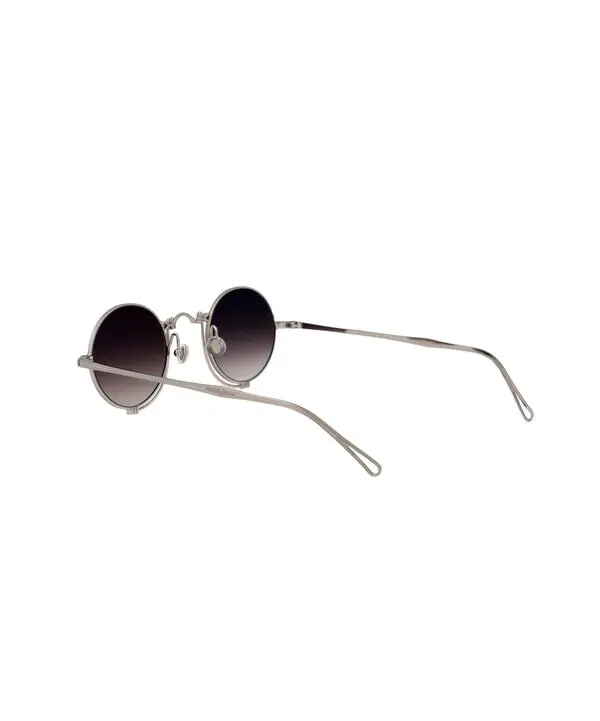 Matsuda Round Frame Geometric Sunglasses - Black