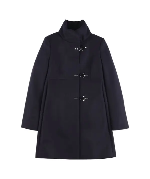 FAY High-neck Peacoat - Blue