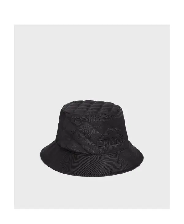 Celine Quilted Nylon Bucket Hat