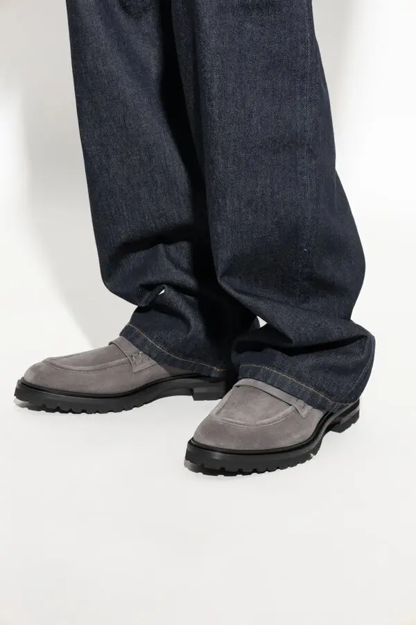Dolce & Gabbana Quilted Round Toe Loafers