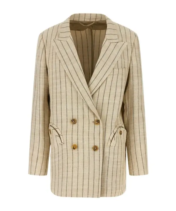 BLAZÉ MILANO Serene Pinstriped Blazer - No