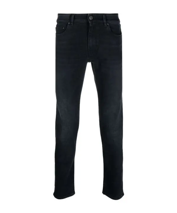 PT TORINO Skinny-cut Cotton Jeans - Black
