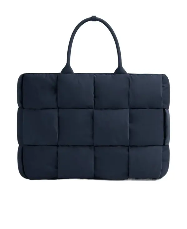 Bottega Veneta Large Arco Padded Tote Bag - Deep Blue