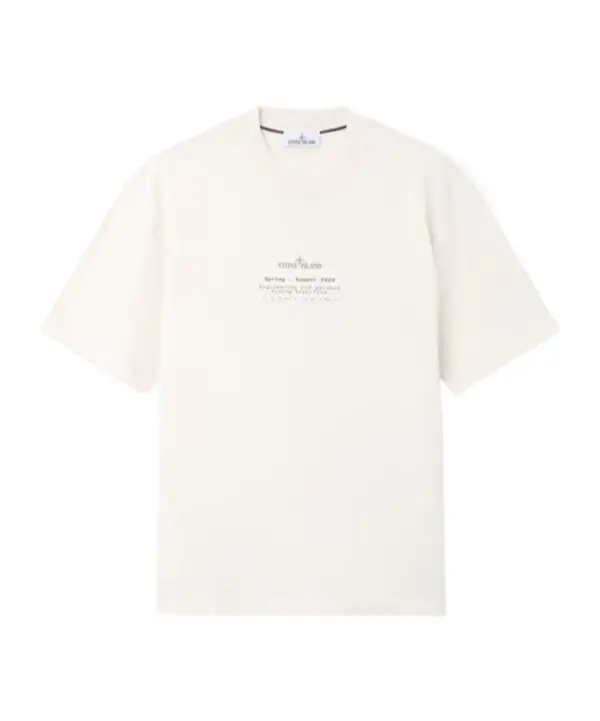 Stone Island Print Regular-fit T-shirt - Ivory
