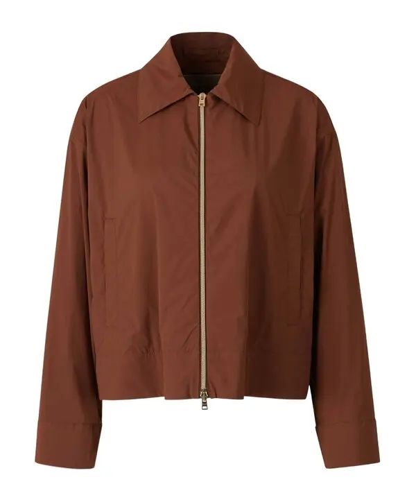 Herno Zip-up Collared Jacket - Brown
