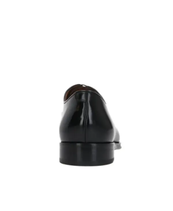 DOUCAL'S Round-toe Lace-up Leather Shoes