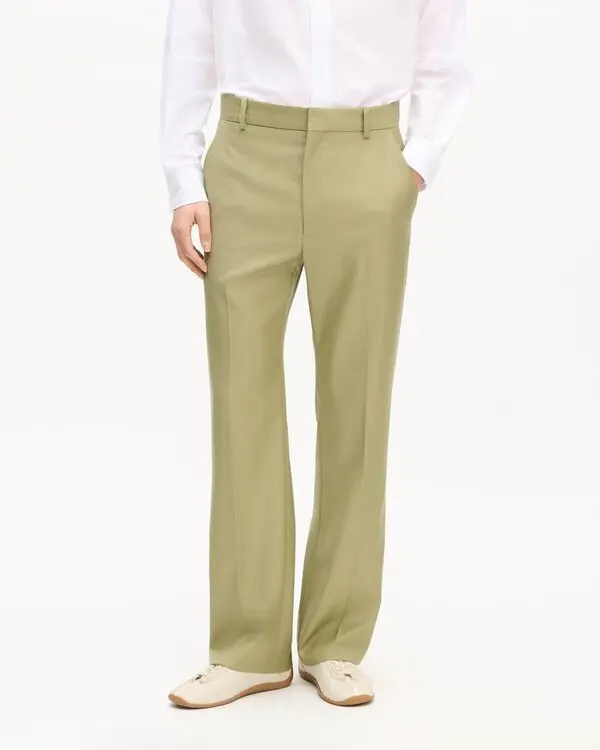 Kenzo Straight Tailored Pants - Khaki