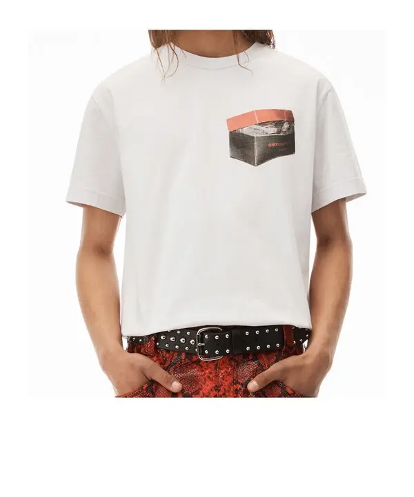 Alexander Wang Nouveau Riche Printed Cotton T-shirt