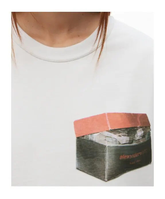 Alexander Wang Nouveau Riche Printed Cotton T-shirt