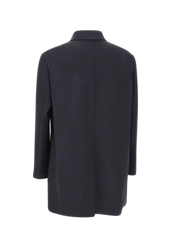 Corneliani Single-breasted Coat - Black