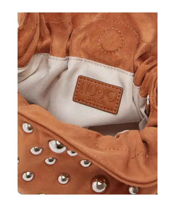 Liu Jo Riccy Studded Small Hobo Bag - Brown
