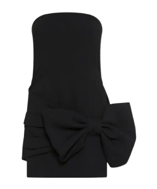 Marella Bow Detail Envers Satin Bustier Dress